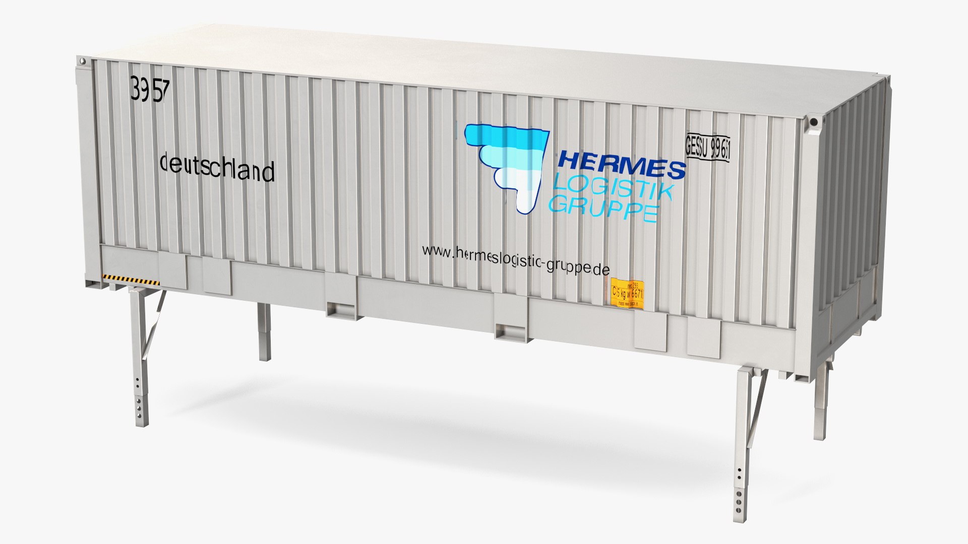 Swap Body Container 3D Model - TurboSquid 2154489