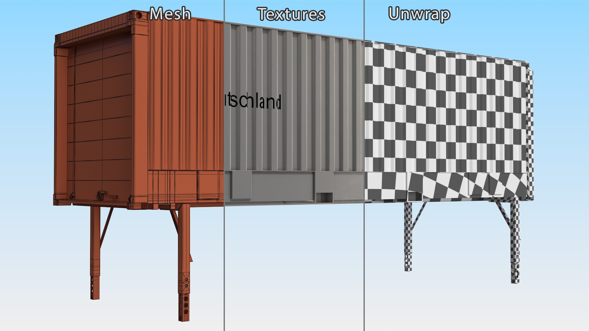 Swap Body Container 3D Model - TurboSquid 2154489