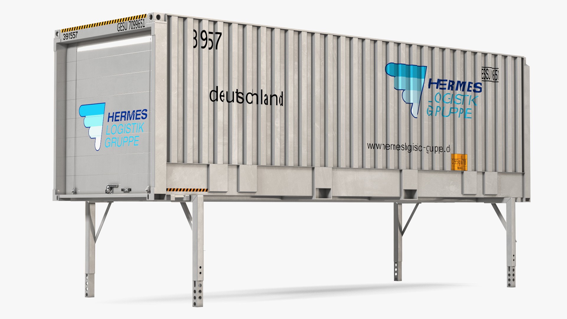 Swap Body Container 3D Model - TurboSquid 2154489