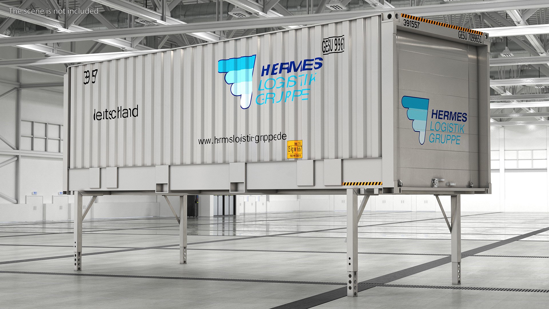 Swap Body Container 3D Model - TurboSquid 2154489