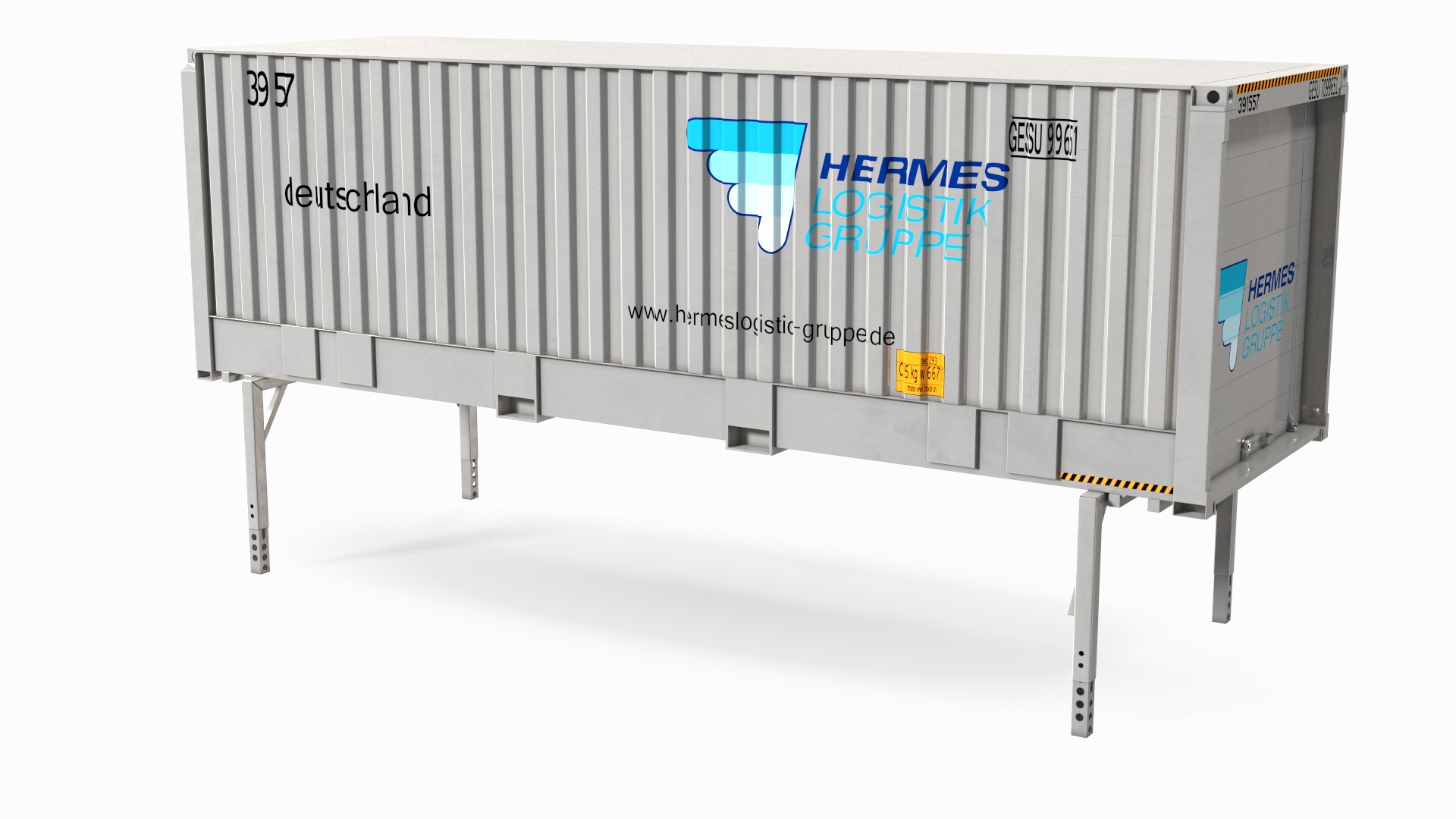 Swap Body Container 3D Model - TurboSquid 2154489