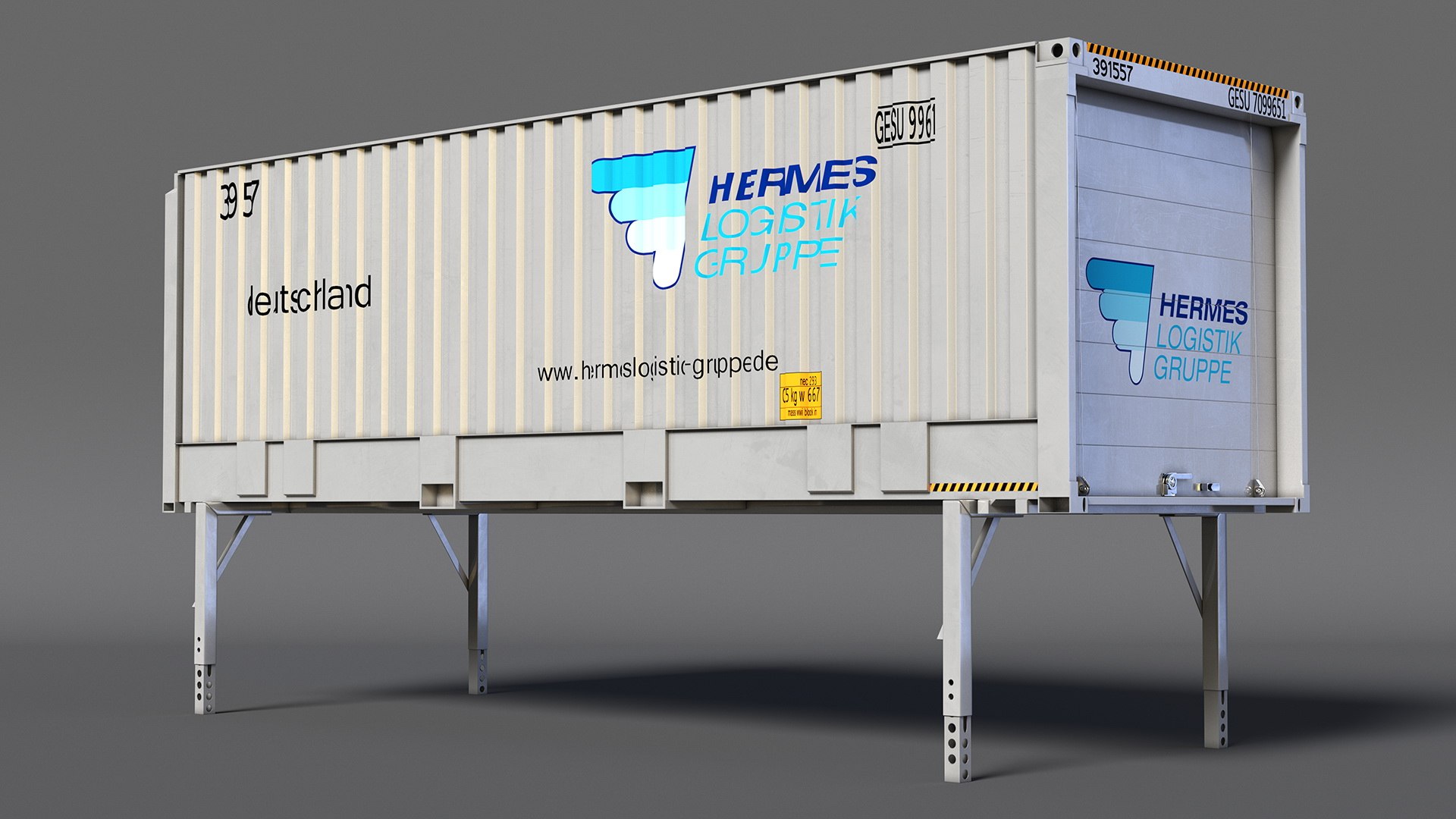 Swap Body Container 3D Model - TurboSquid 2154489