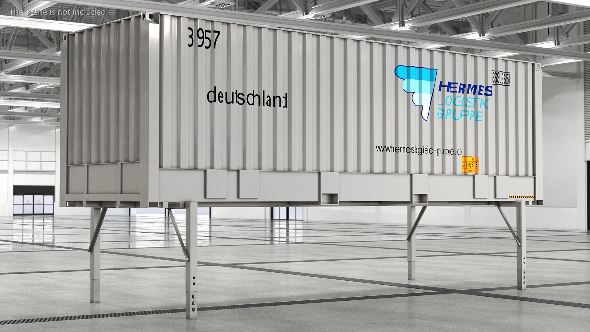 Swap Body Container 3D Model - TurboSquid 2154489