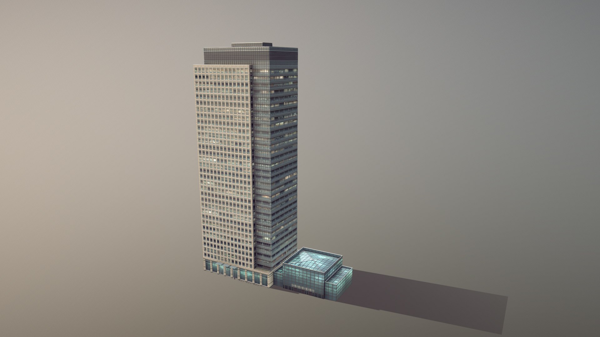 London 40 Bank Street 3D Model - TurboSquid 1801495