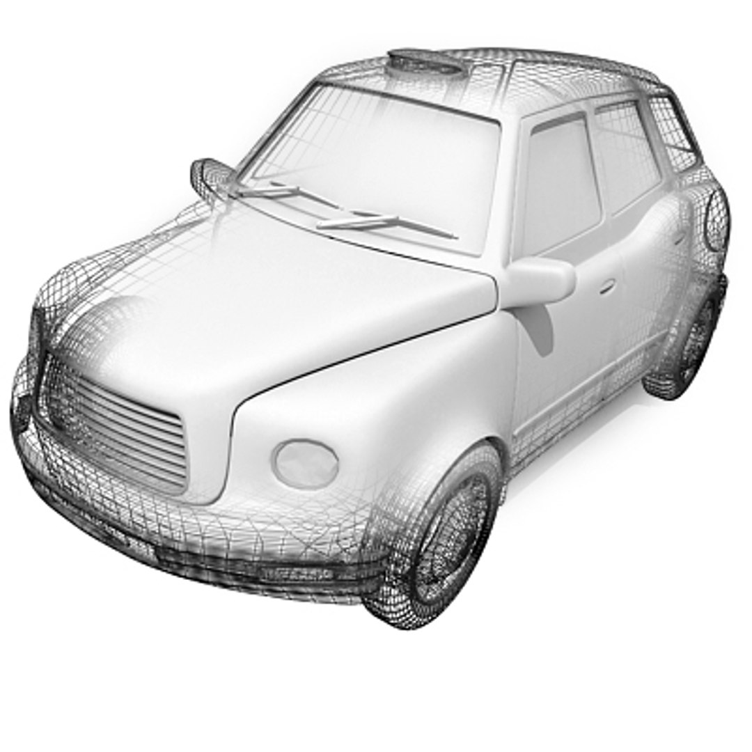 london cab 3d max