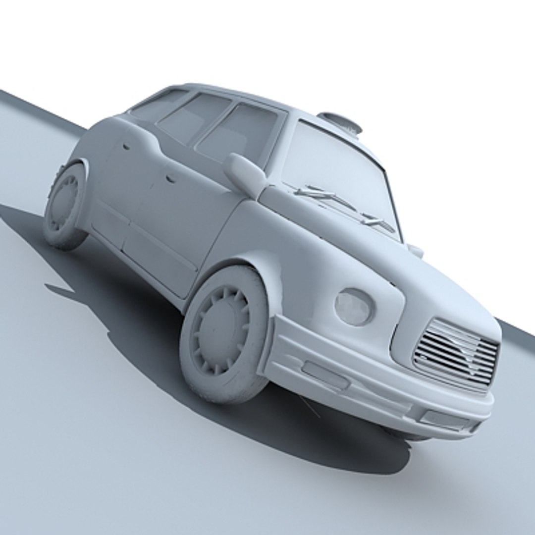 london cab 3d max