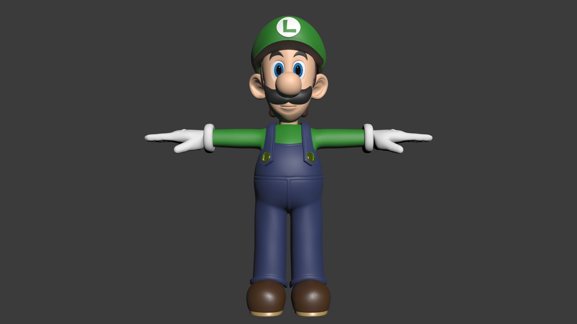 3D Model Luigi Character - TurboSquid 1446608