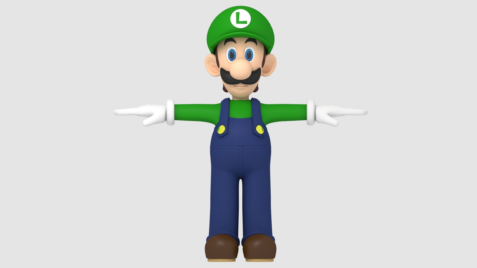 3D Model Luigi Character - TurboSquid 1446608