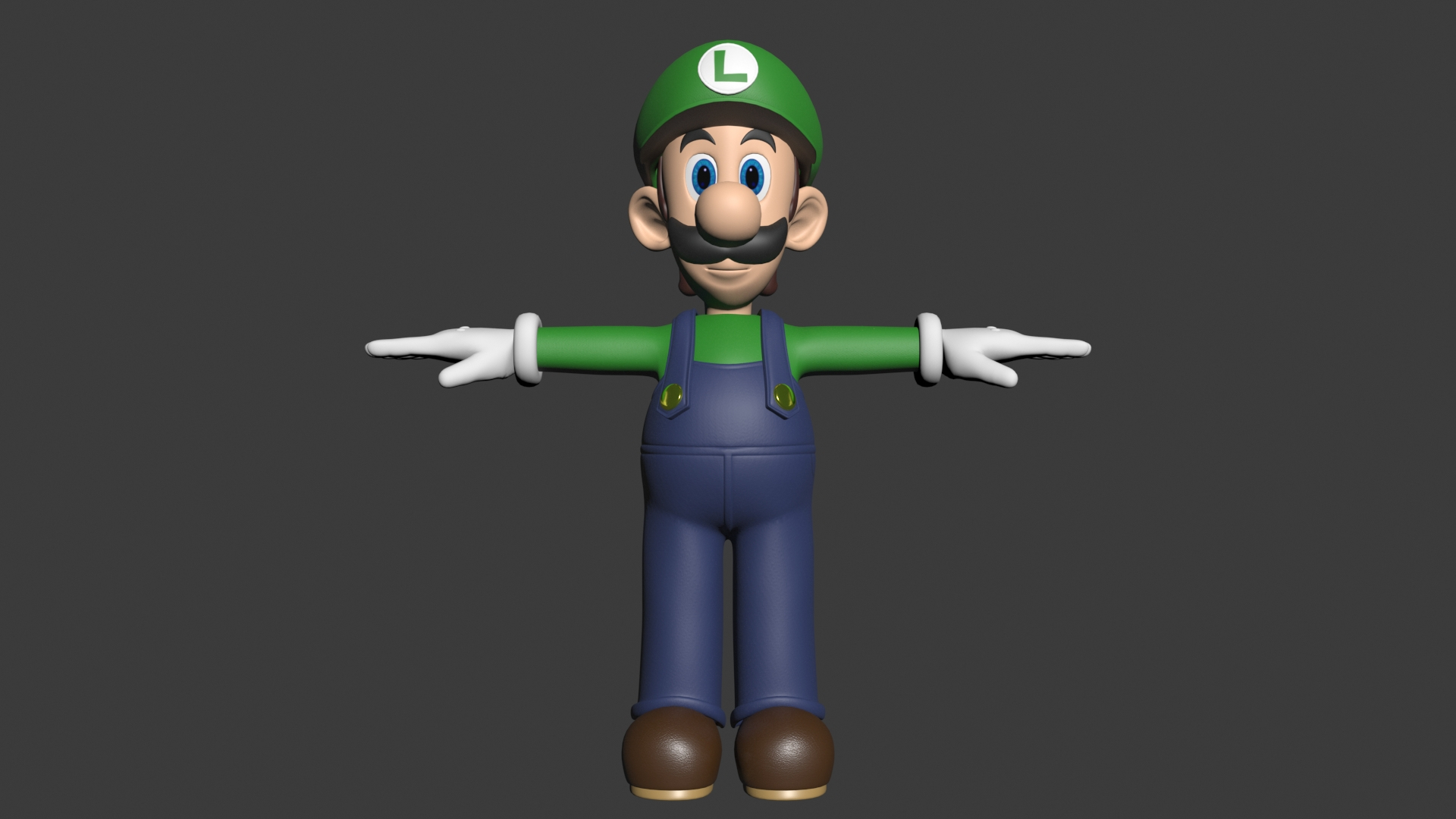 3D Model Luigi Character - TurboSquid 1446608