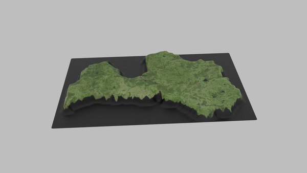 modelo 3d Latvia Map Country - TurboSquid 2076229