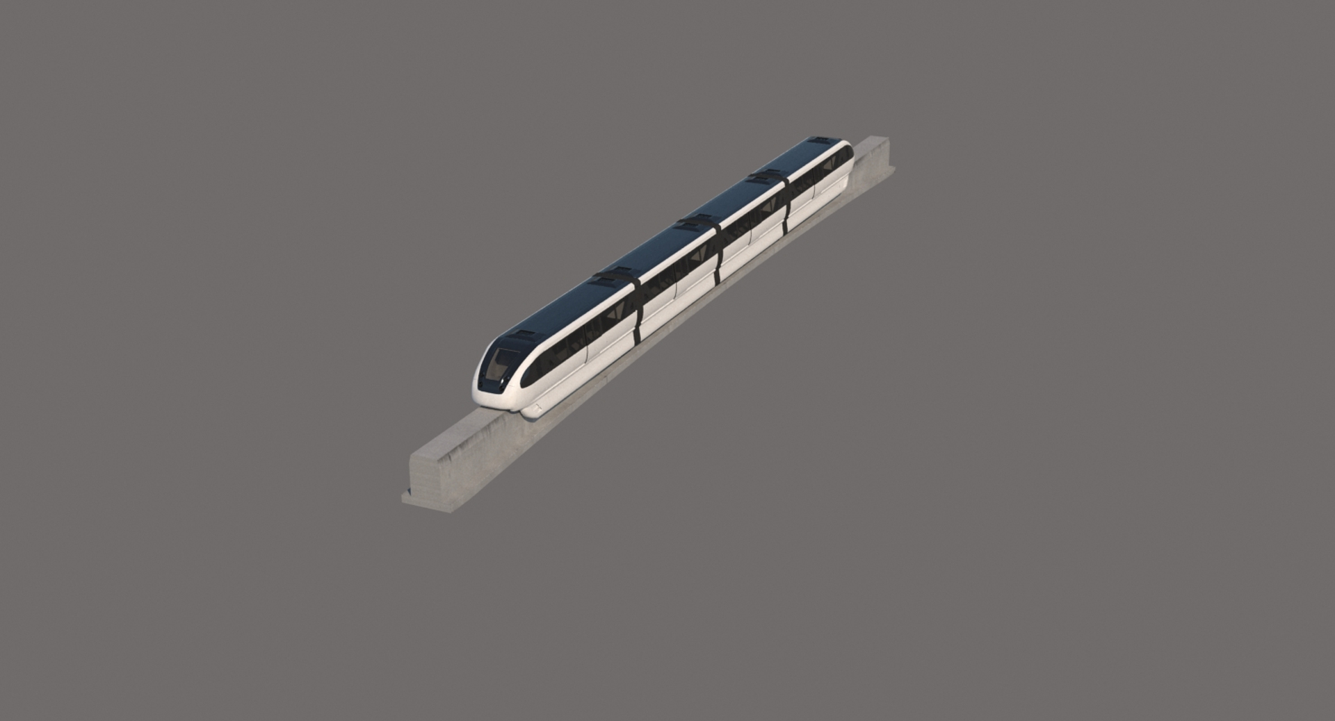3D Monorails Realistic - TurboSquid 1282001
