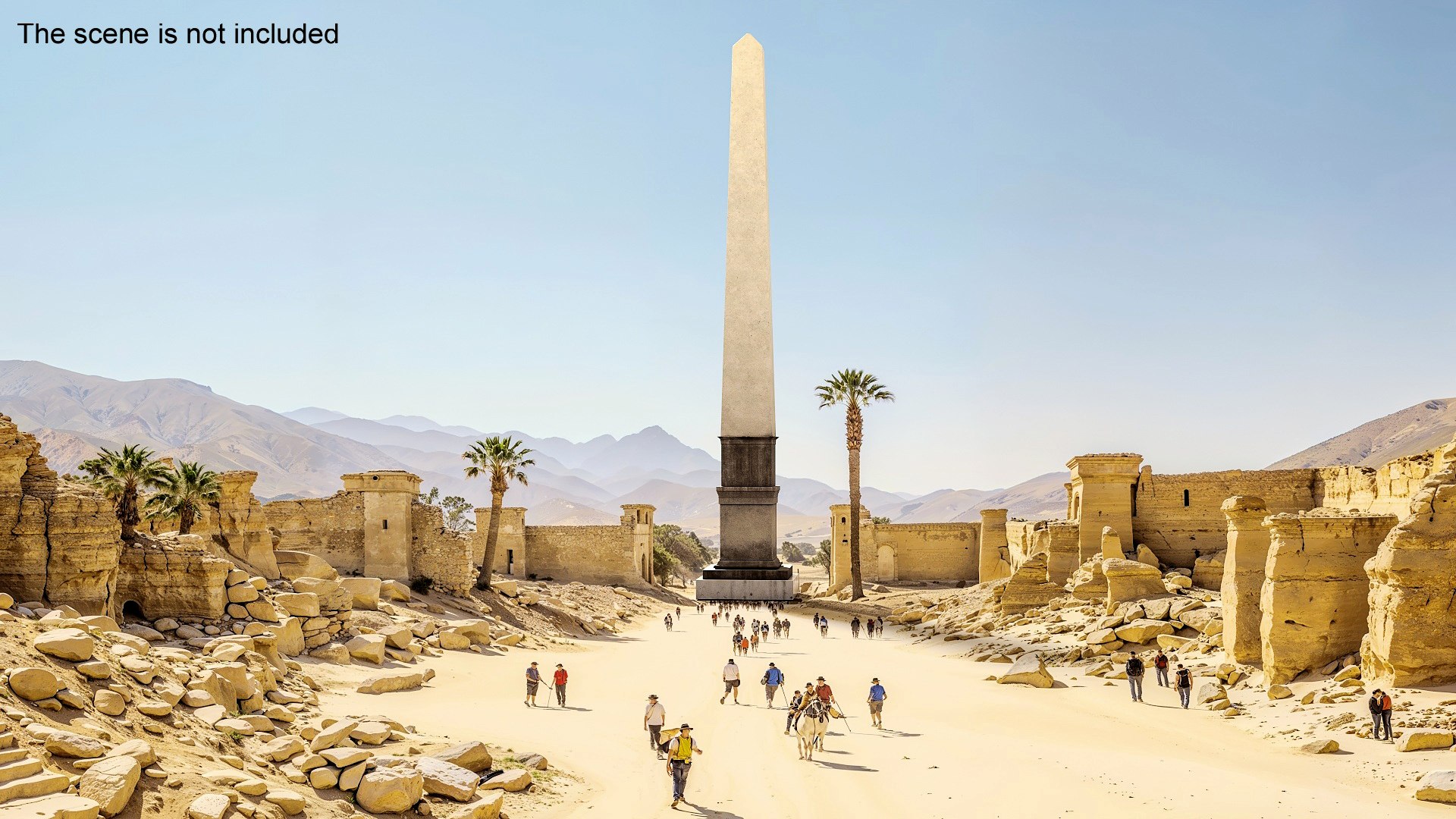 3D Ancient Egyptian Obelisk - TurboSquid 2352720