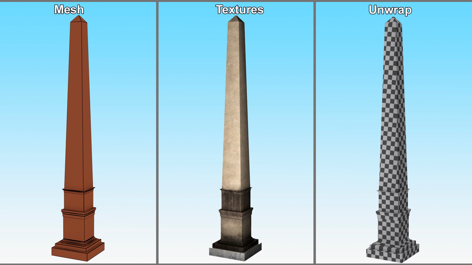3D Ancient Egyptian Obelisk - TurboSquid 2352720