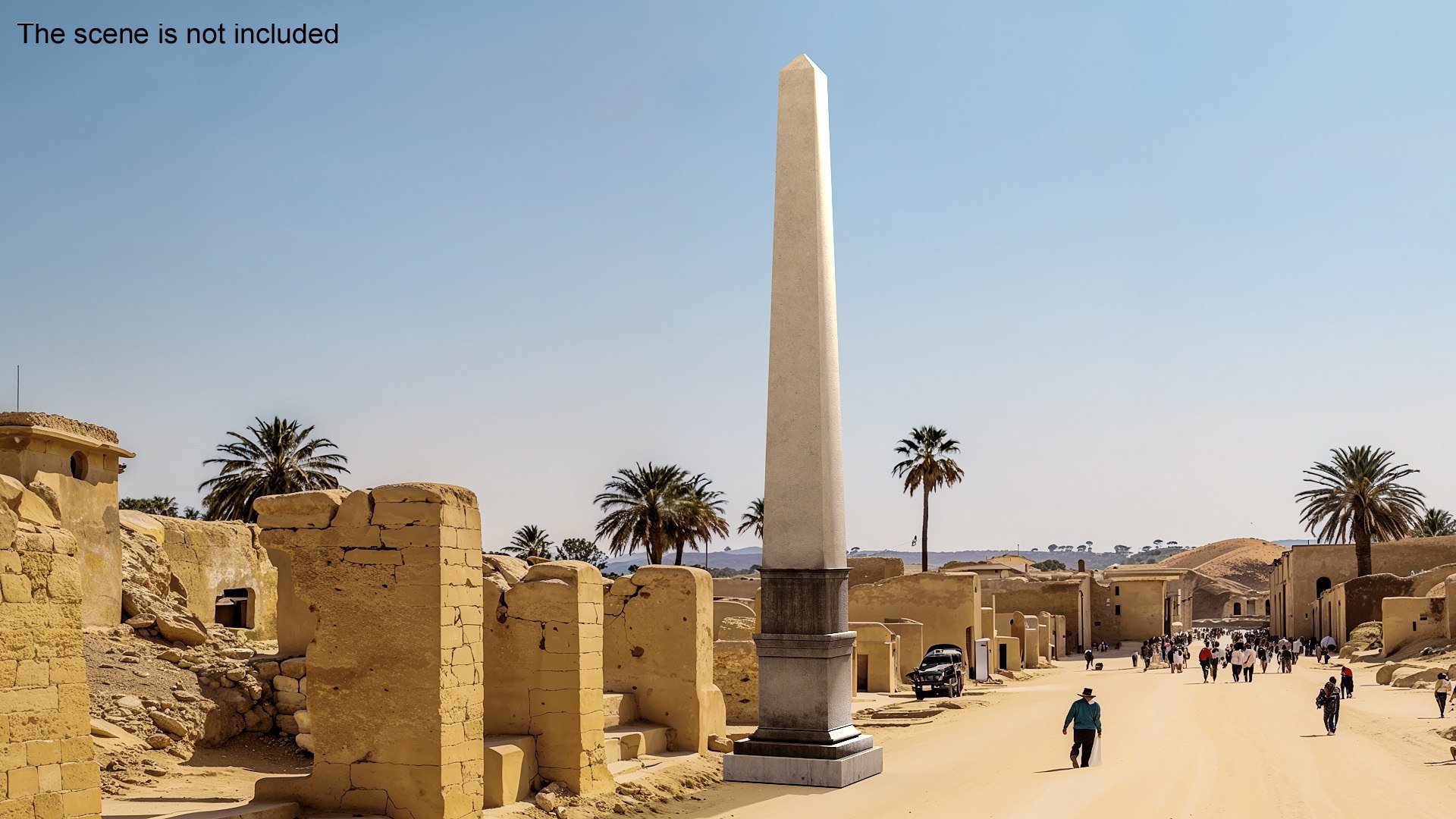 3D Ancient Egyptian Obelisk - TurboSquid 2352720