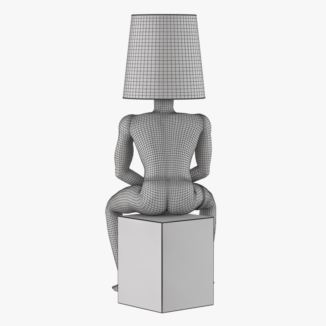 3D Male Mannequin Lamp Model - TurboSquid 1587784