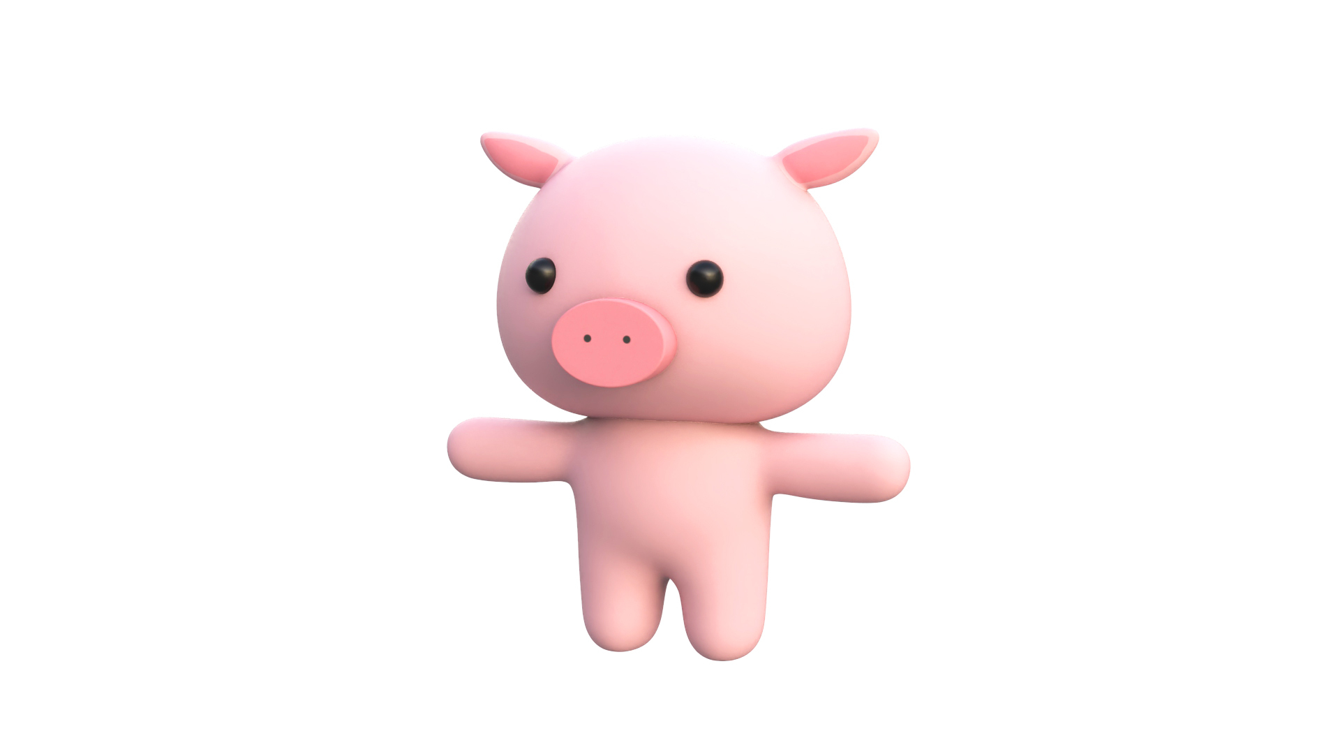 3D Character009 Chubby Pig - TurboSquid 2341960