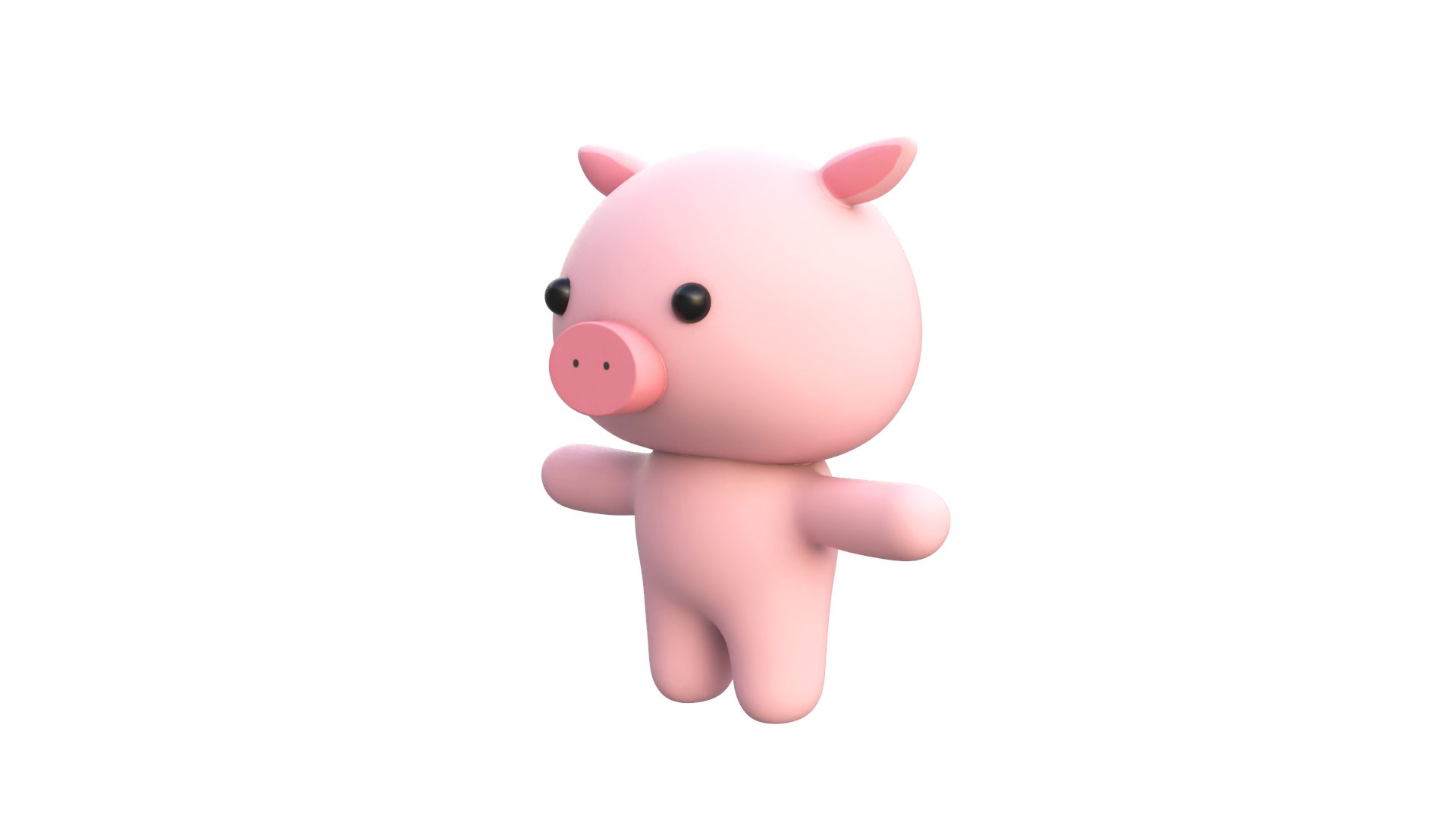 3D Character009 Chubby Pig - TurboSquid 2341960