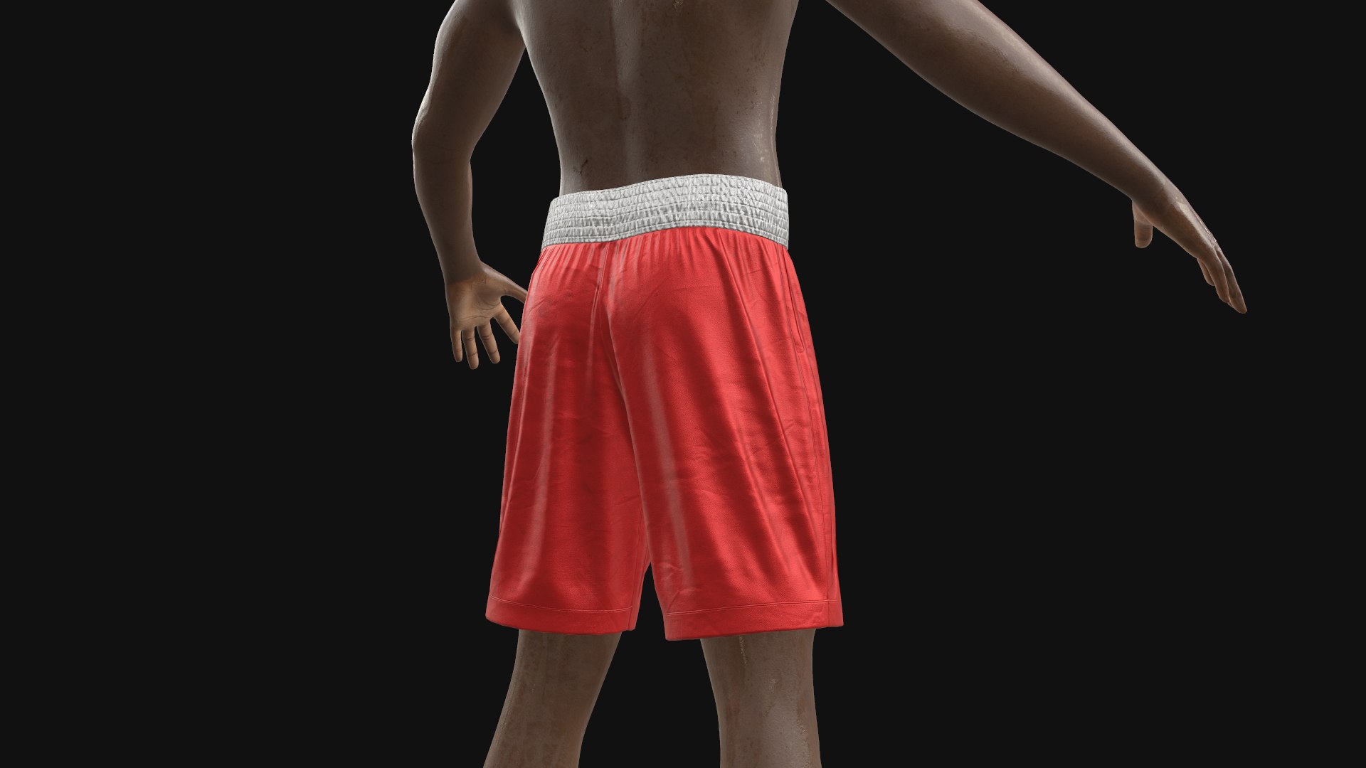 3D Boxing Shorts - TurboSquid 1644859