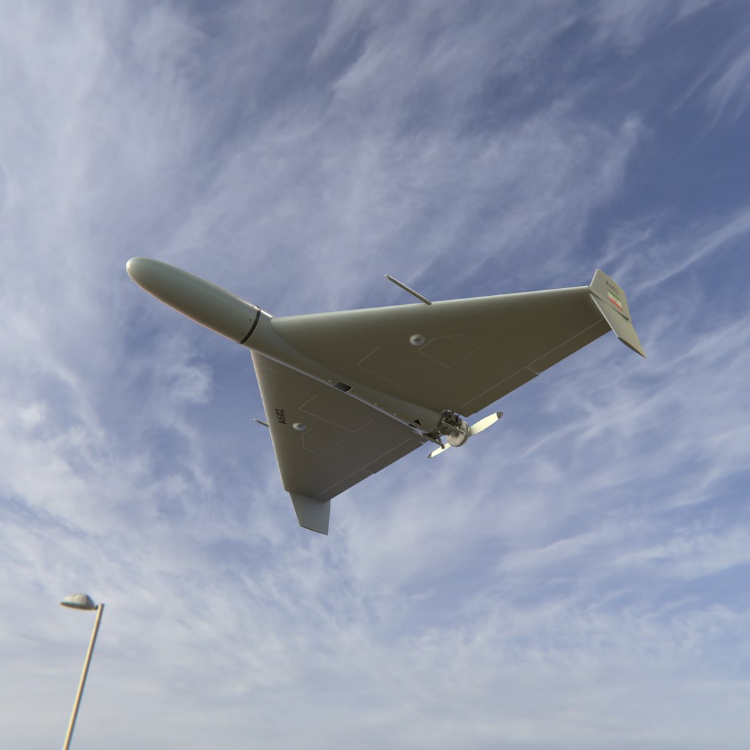 3D Iranian Kamikaze Drone Shahed 136 Or Geran-2 LowPoly - TurboSquid ...