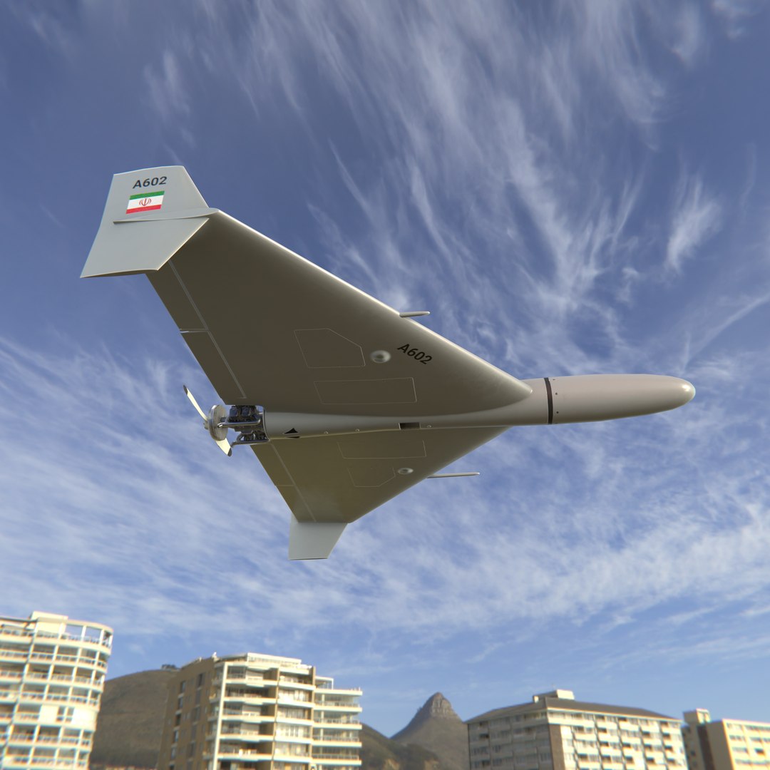 3D Iranian Kamikaze Drone Shahed 136 Or Geran-2 LowPoly - TurboSquid ...