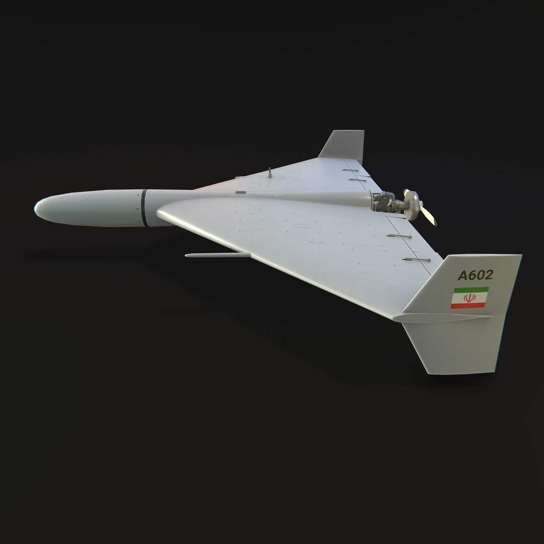 3D Iranian Kamikaze Drone Shahed 136 Or Geran-2 LowPoly - TurboSquid 2023803