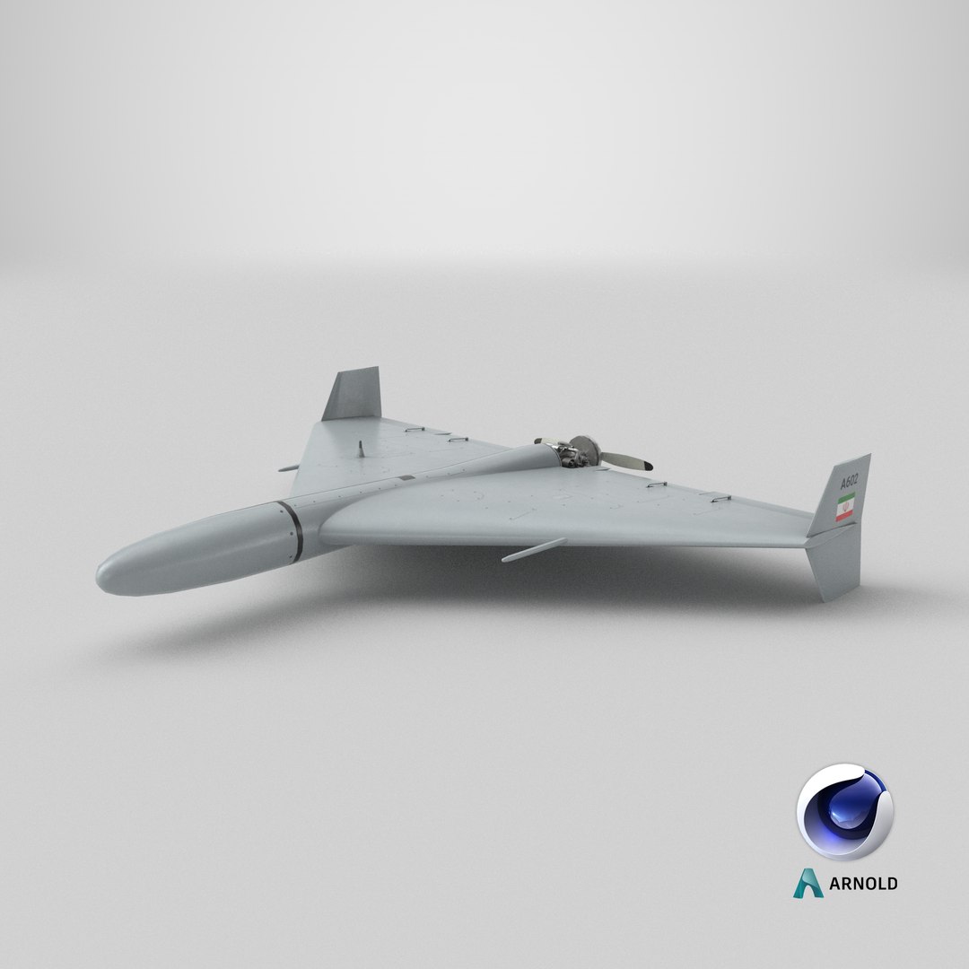 3D Iranian Kamikaze Drone Shahed 136 Or Geran-2 LowPoly - TurboSquid ...