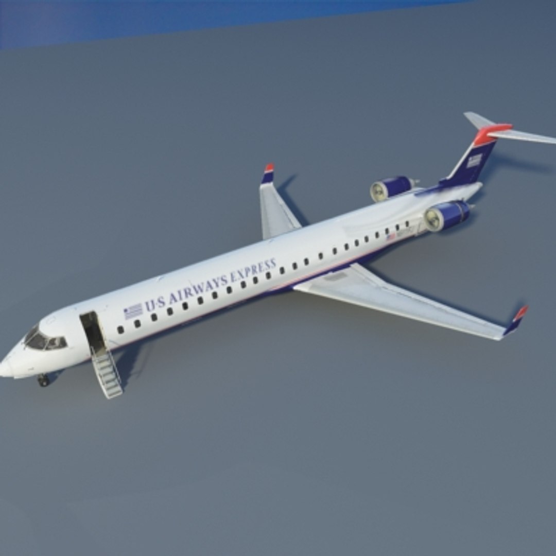 3d Model Crj 900 Airways Interior