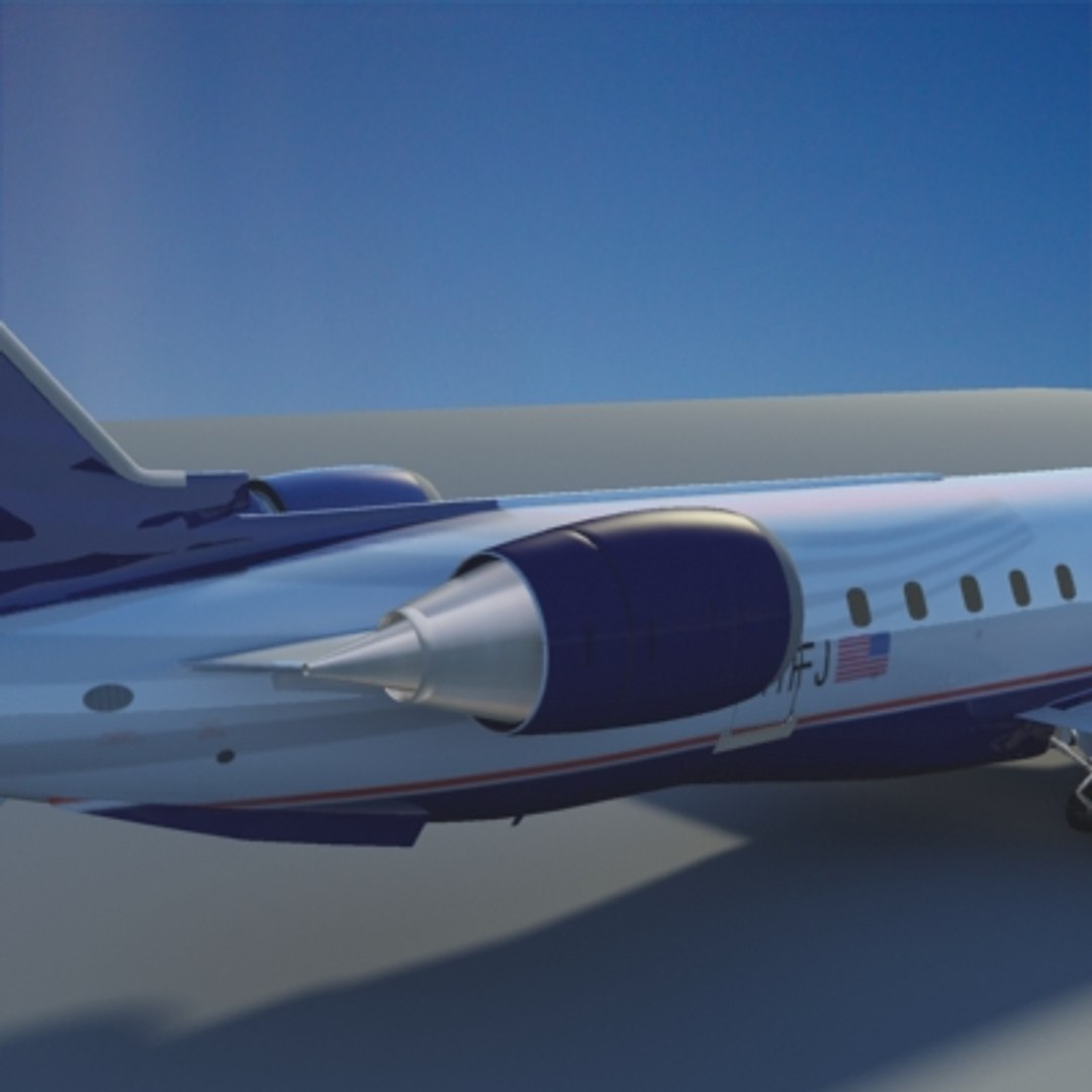 3d Model Crj 900 Airways Interior