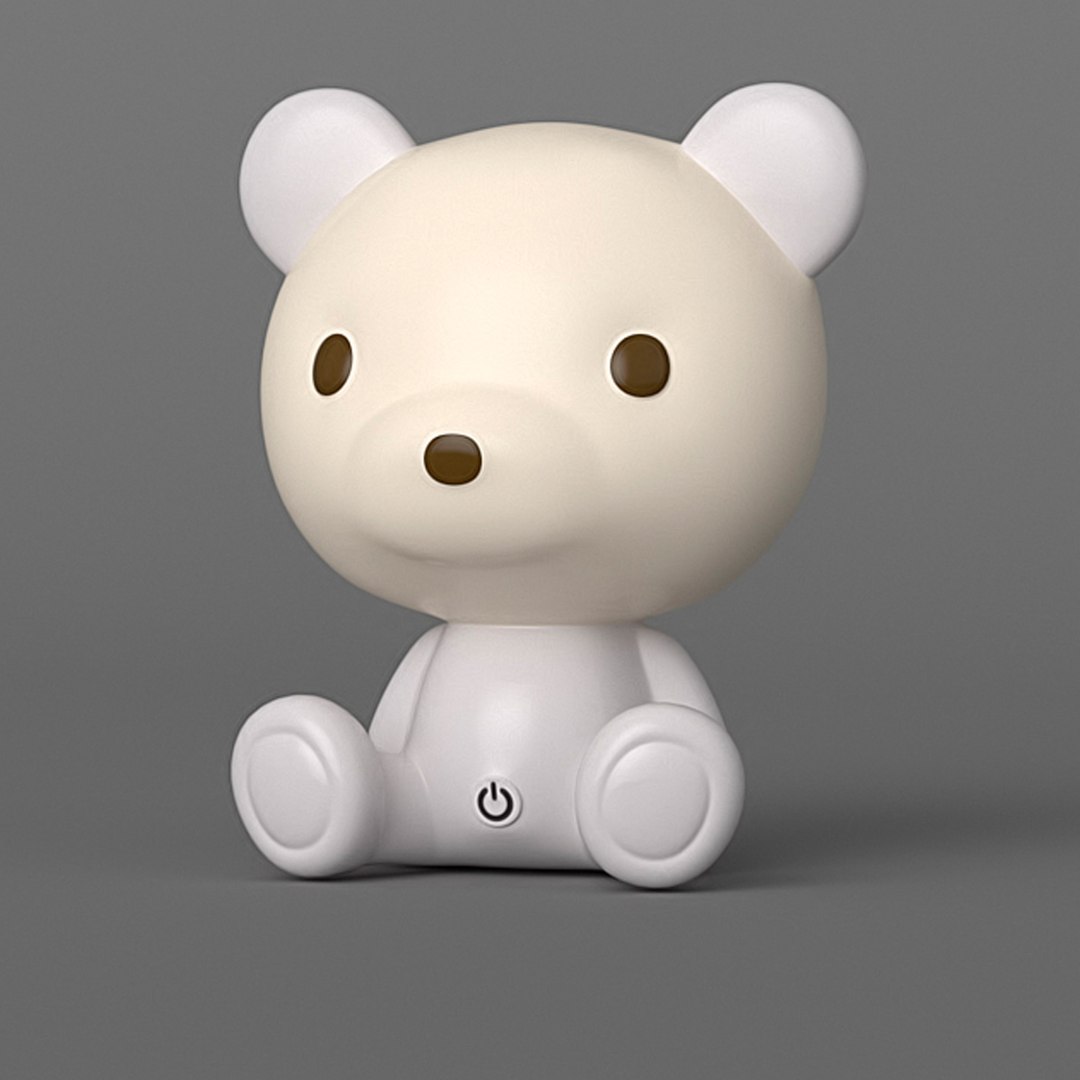 3D table lamp dodo bear - TurboSquid 1378229
