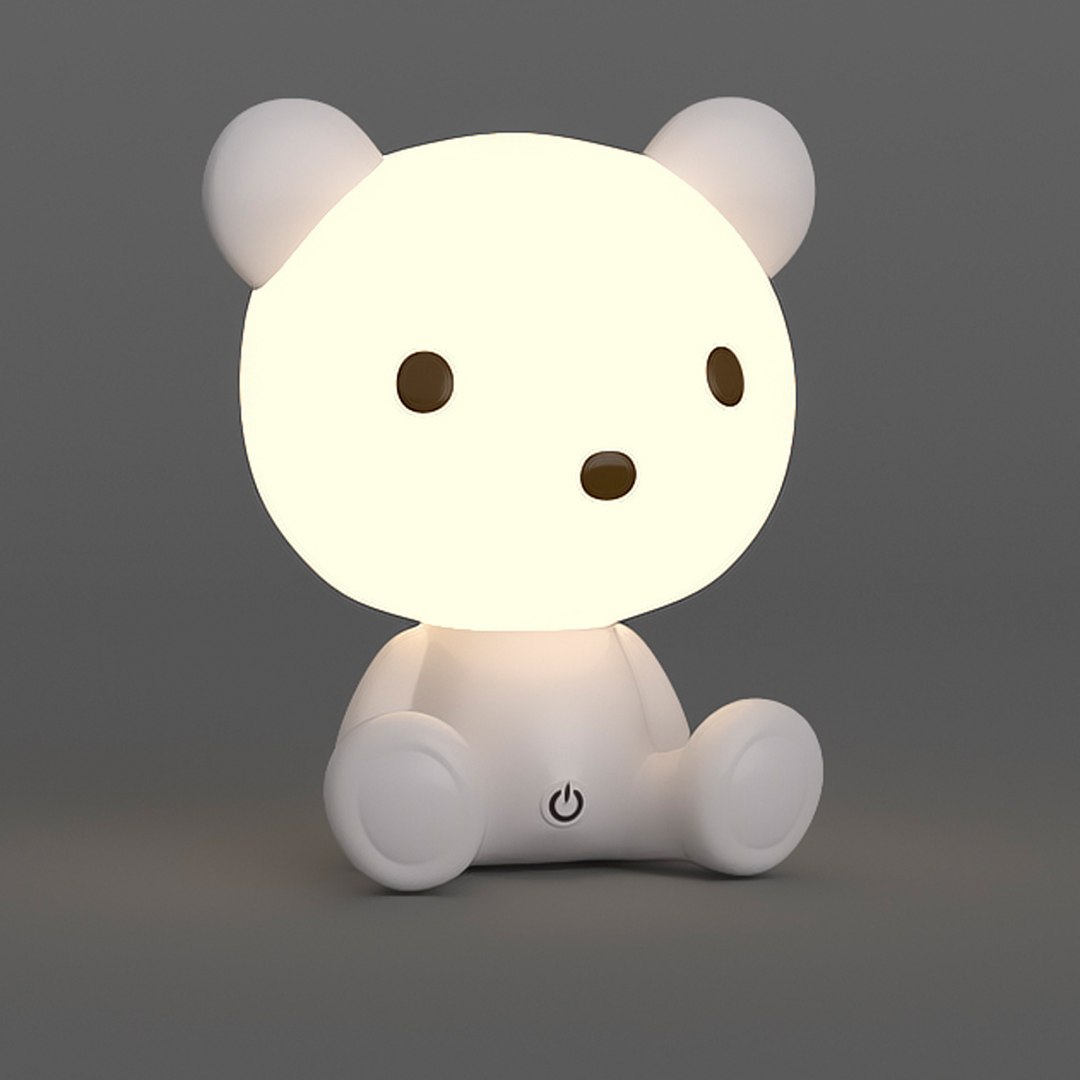 3D table lamp dodo bear - TurboSquid 1378229