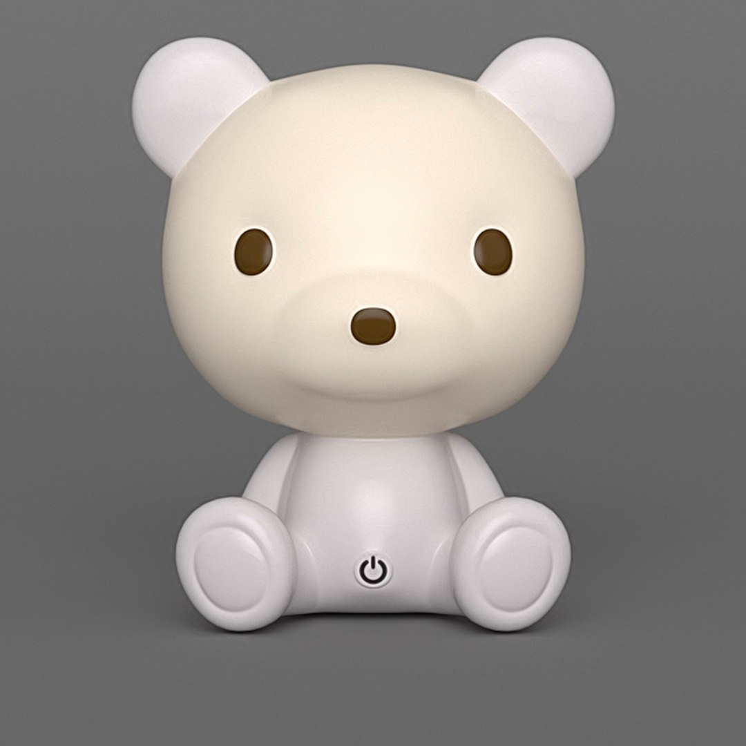3D table lamp dodo bear - TurboSquid 1378229