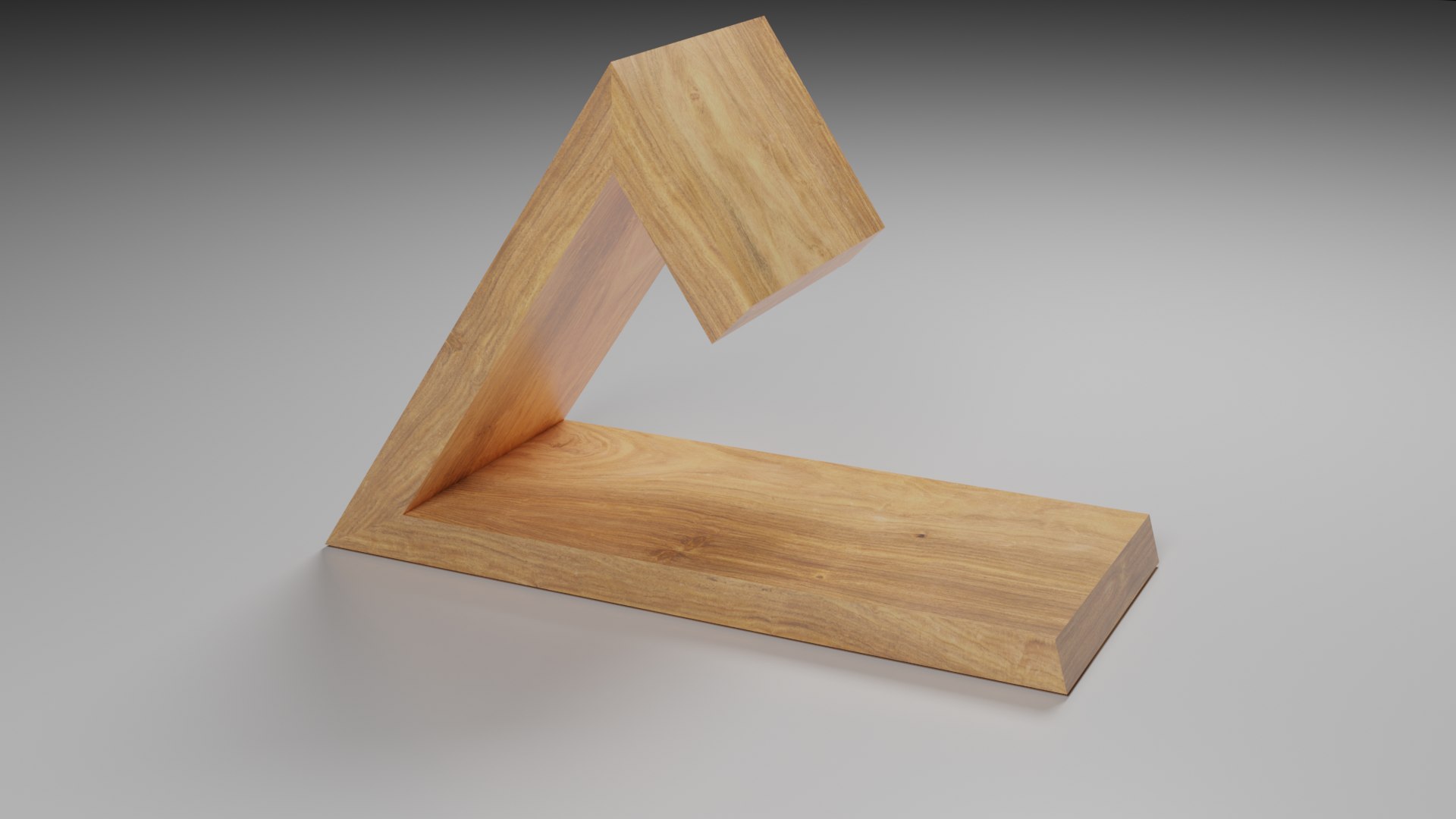Wooden Book Holder 3D Model - TurboSquid 2334492