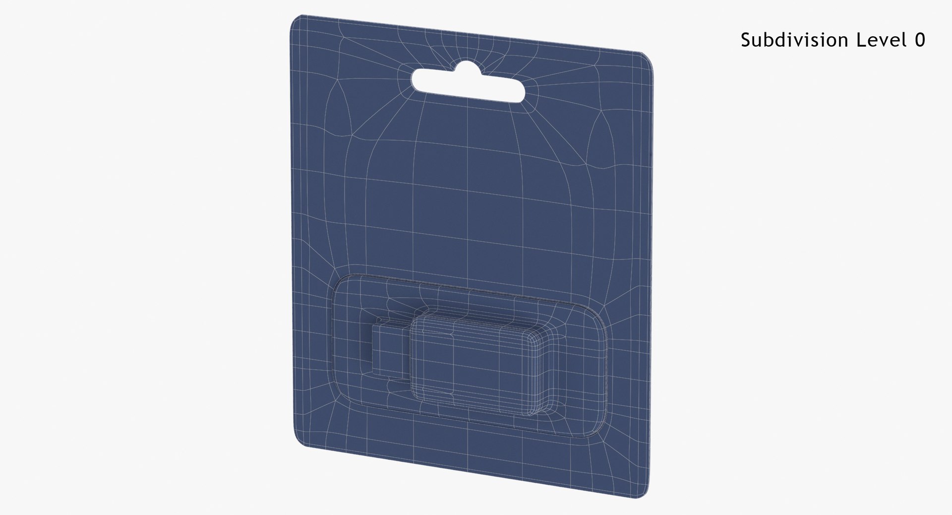 3D Model USB Stick Package Type 01 Box Blank And Generic Lebel ...