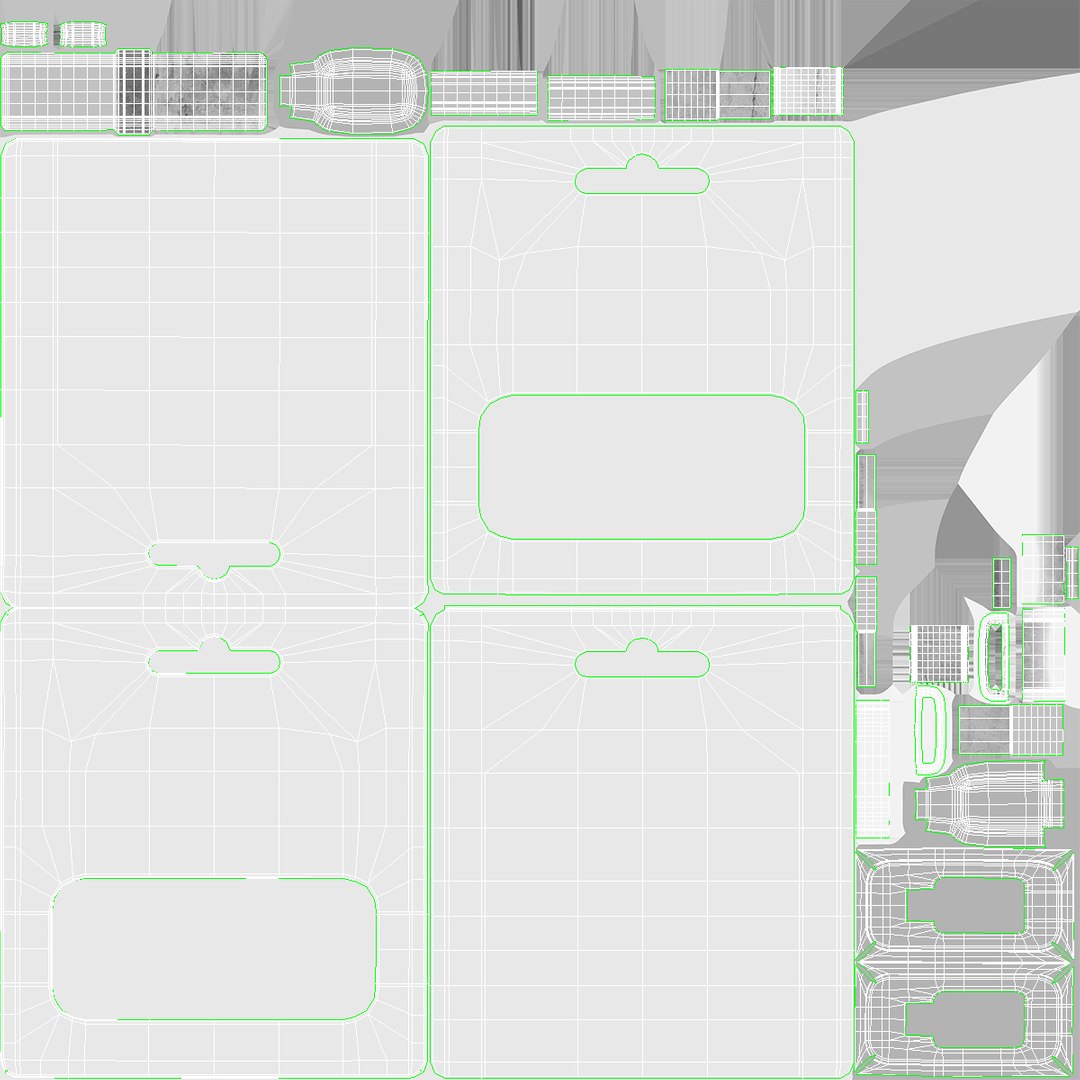 3D Model USB Stick Package Type 01 Box Blank And Generic Lebel ...