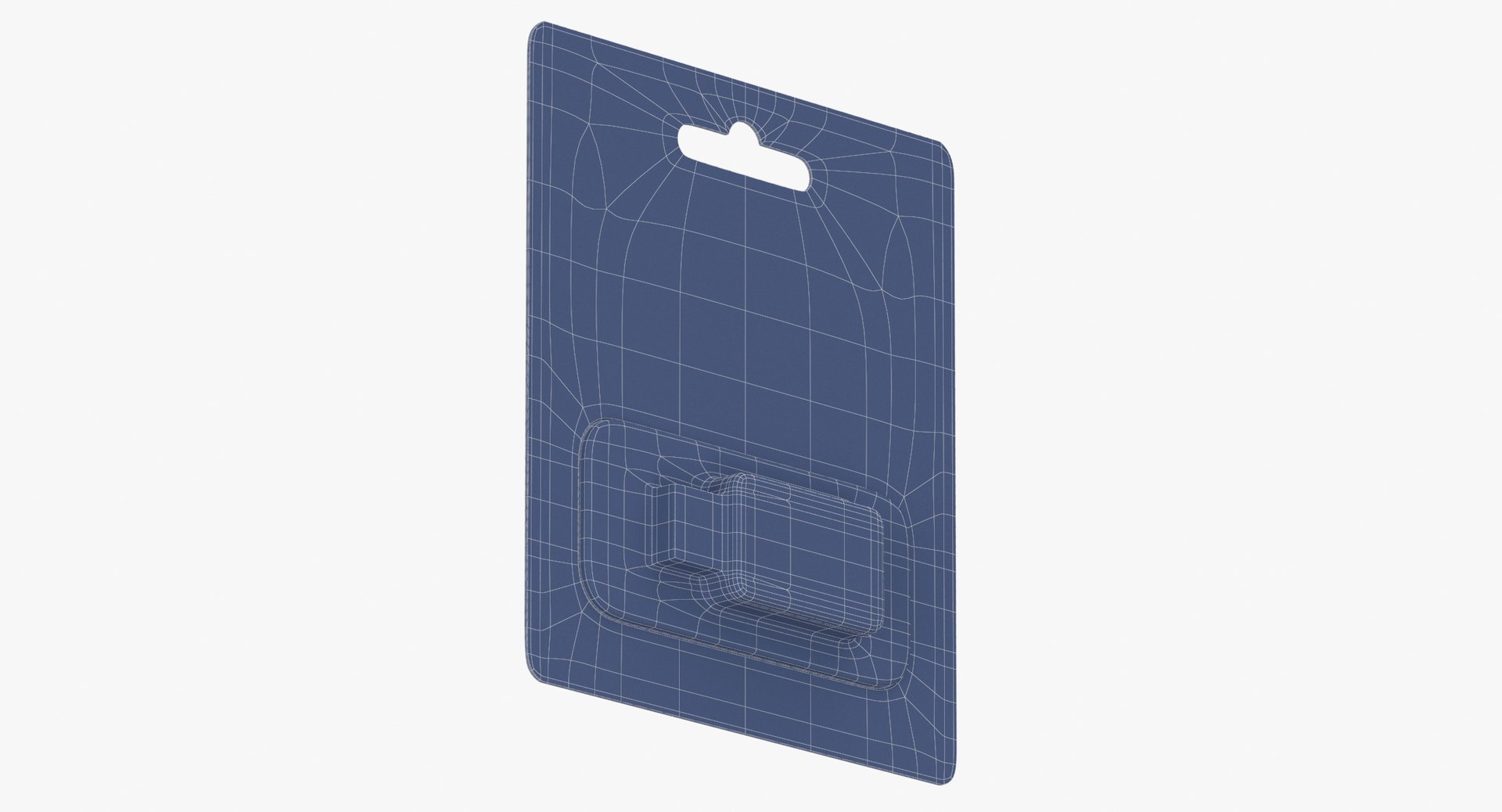 3D Model USB Stick Package Type 01 Box Blank And Generic Lebel ...