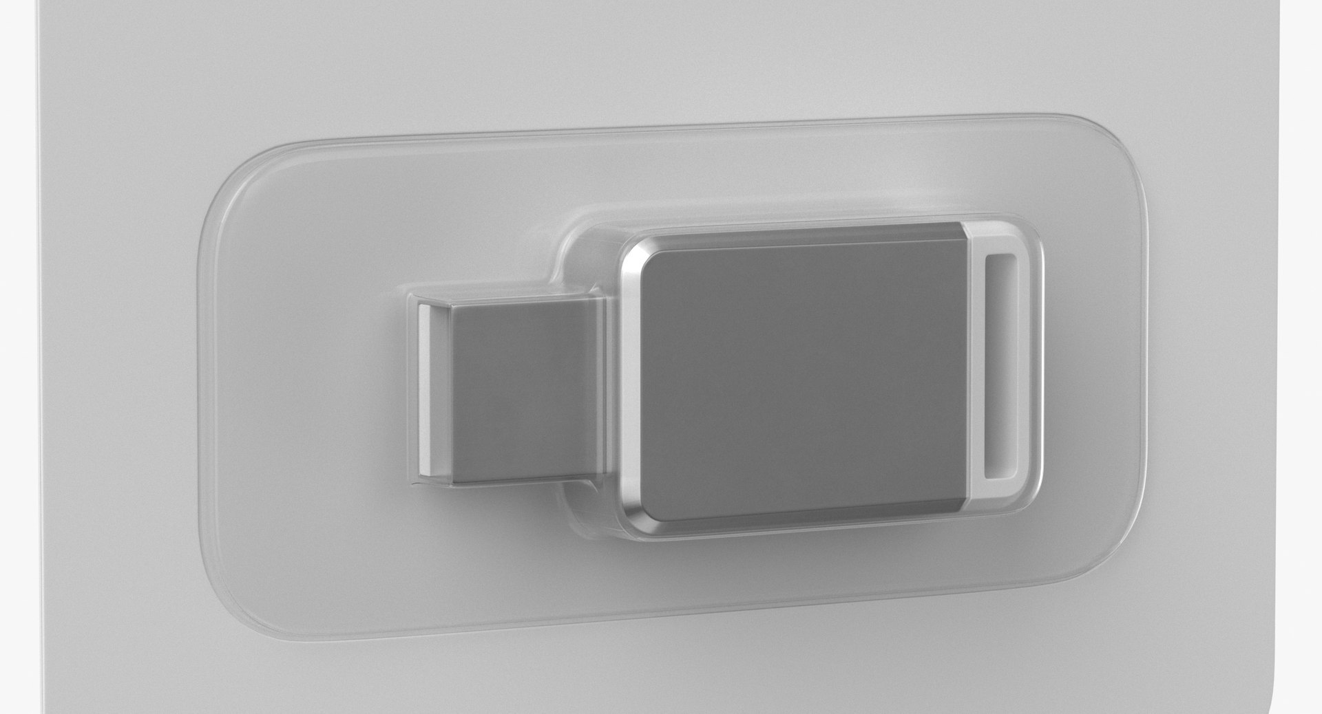 3D Model USB Stick Package Type 01 Box Blank And Generic Lebel ...