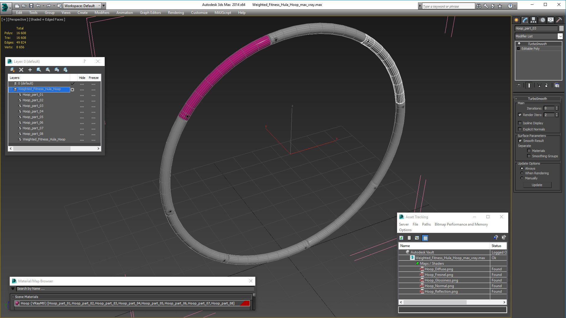 Weighted fitness hula hoop model - TurboSquid 1620946