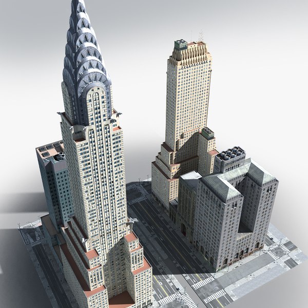 New York City Skyline Lightwave Models for Download | TurboSquid