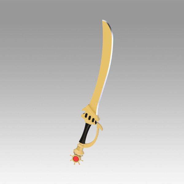 modèle 3D de Fire Emblem Awakening Sol Katti Épée Cosplay Arme Prop ...