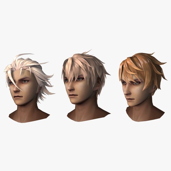 men man hair boy hair hair style 043D模型 - TurboSquid 1879918