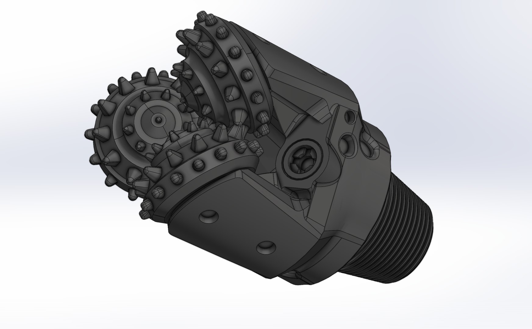 3D MINING DRILL BIT 3D Model - TurboSquid 2048259