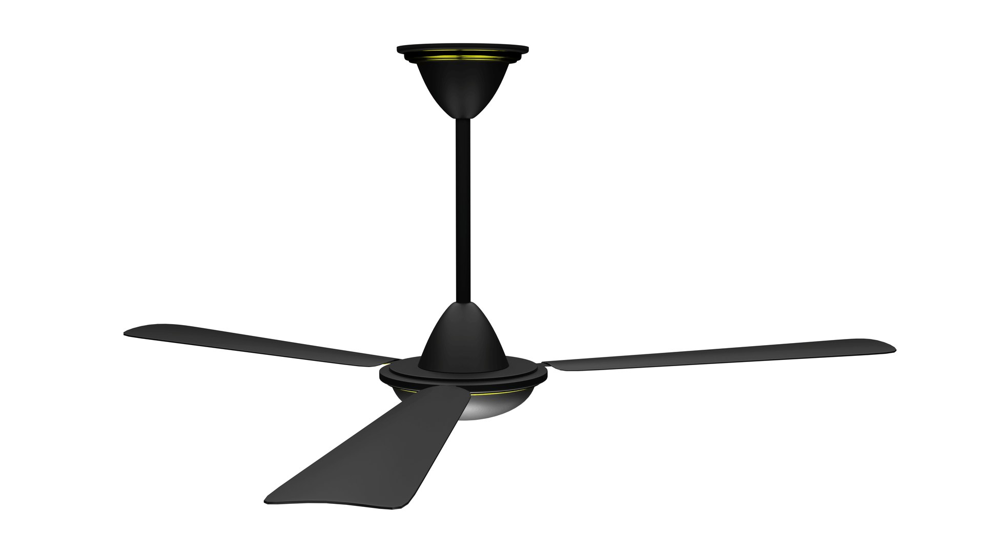 3D Ceiling Fan Animated 3D Model - TurboSquid 2249374