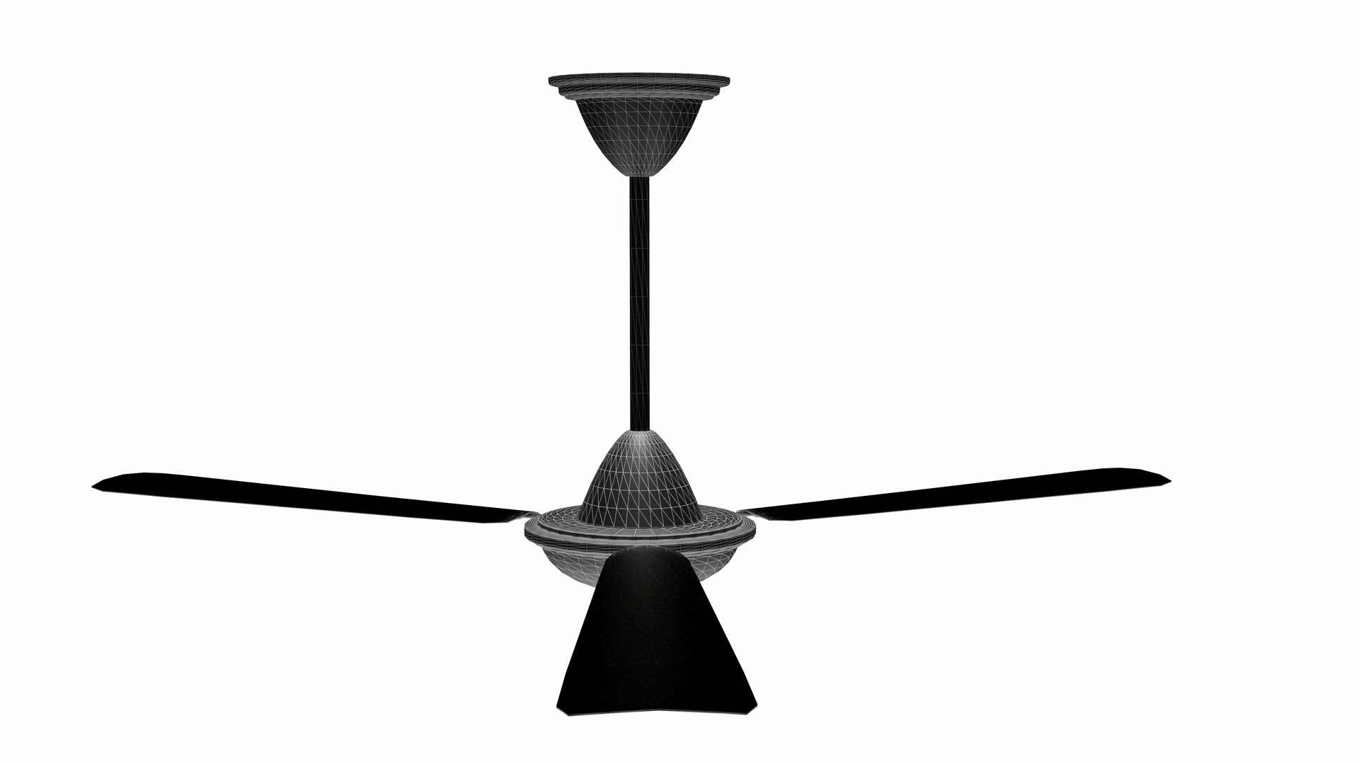 3D Ceiling Fan Animated 3D Model - TurboSquid 2249374