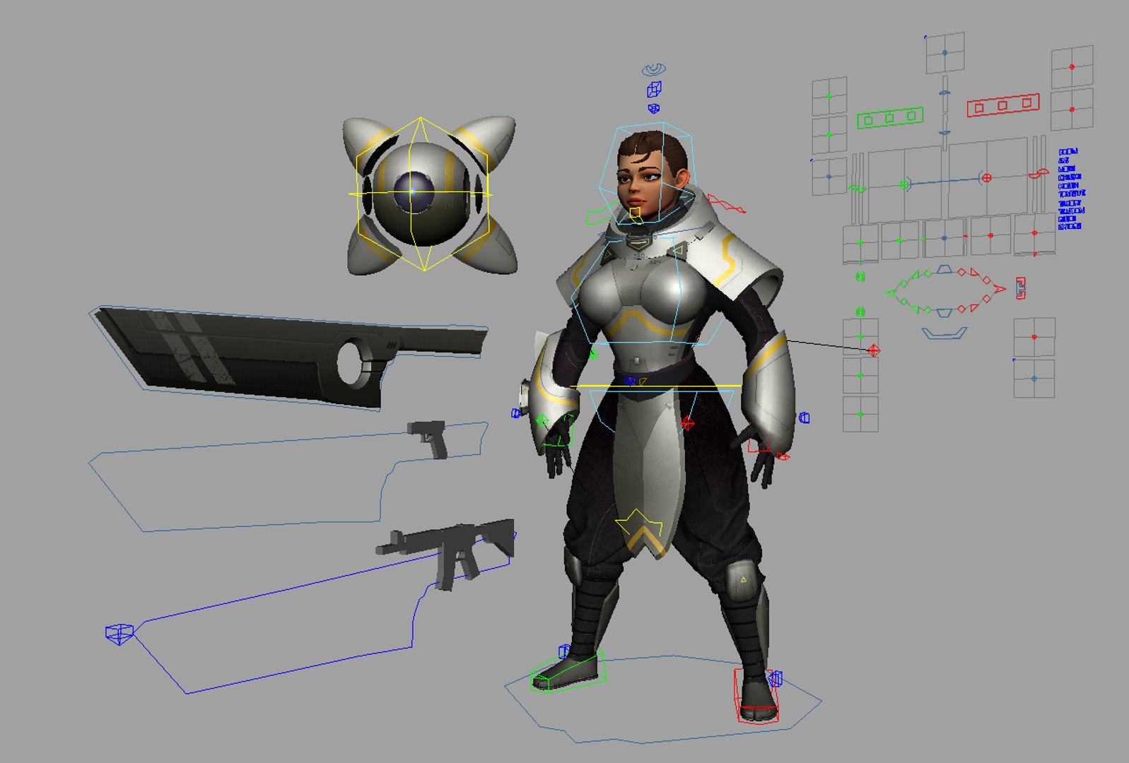 Rig Animation 3D Model - TurboSquid 1447993