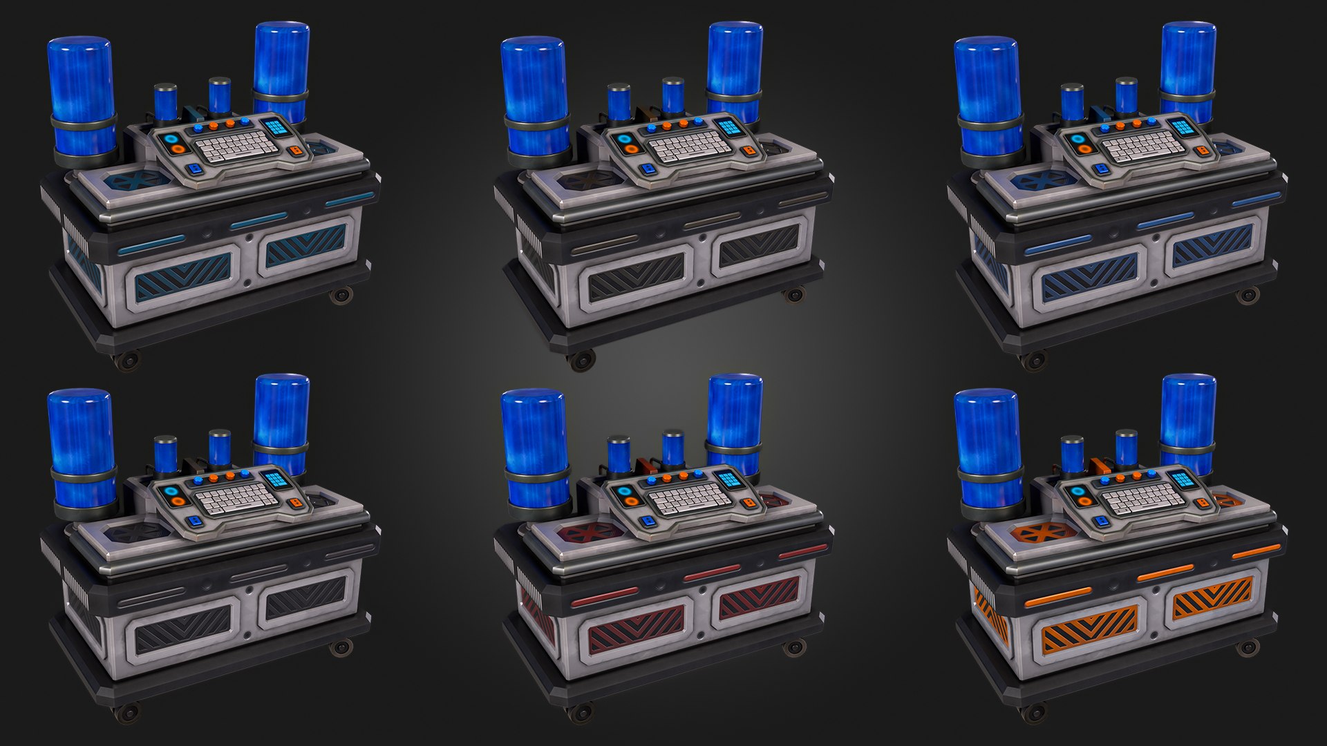 3D SCI-FI Laboratory Table Model - TurboSquid 2246556