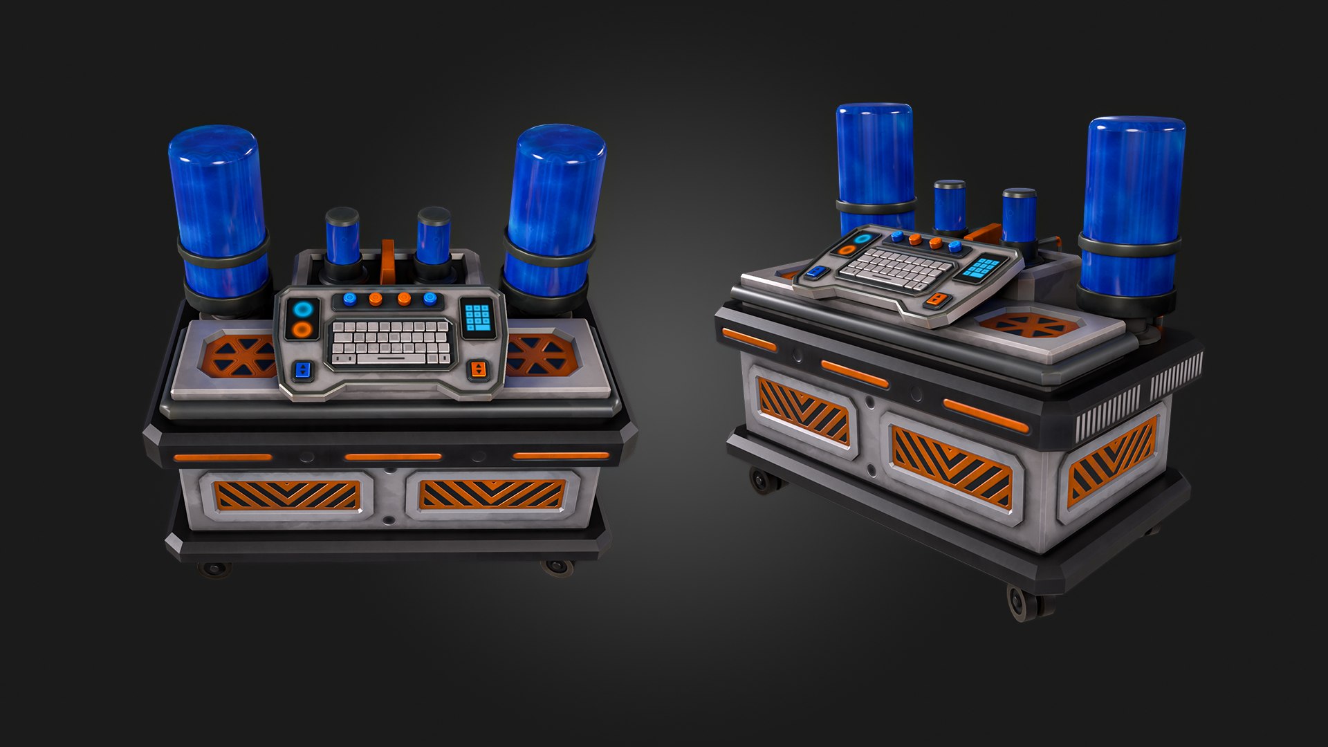 3D SCI-FI Laboratory Table Model - TurboSquid 2246556