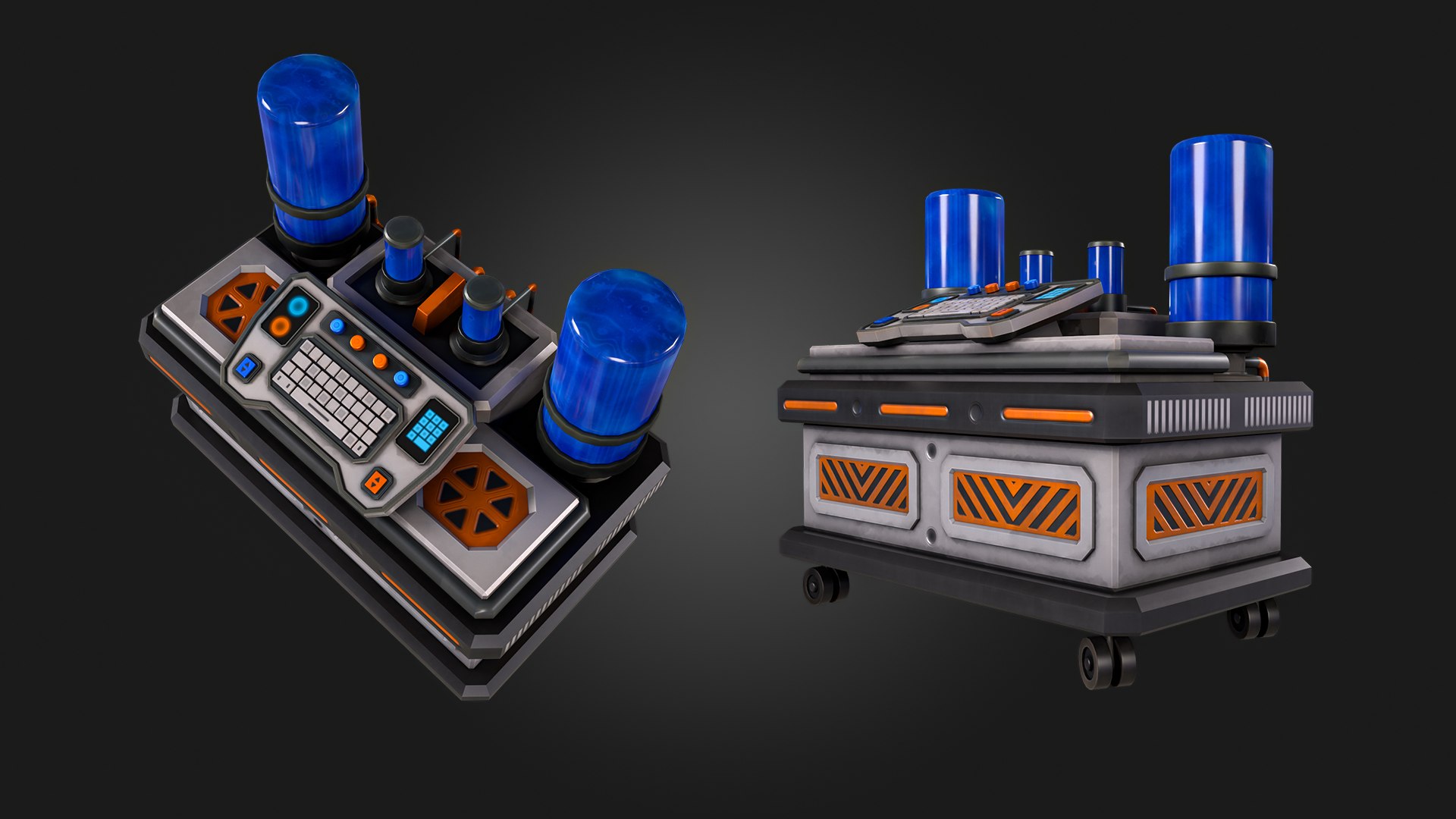 3D SCI-FI Laboratory Table Model - TurboSquid 2246556