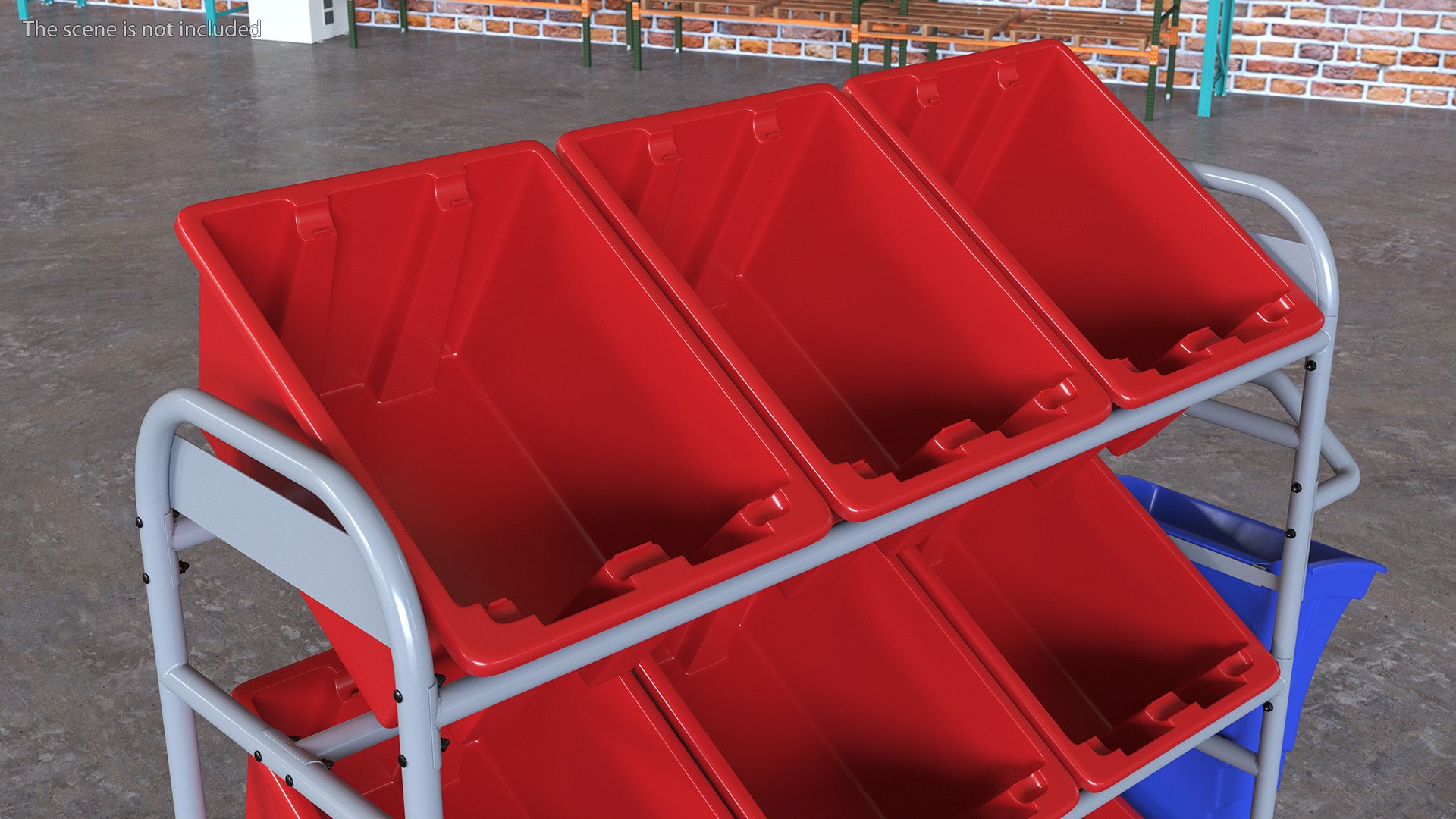 Tote Picking Cart 3D Model - TurboSquid 2073252