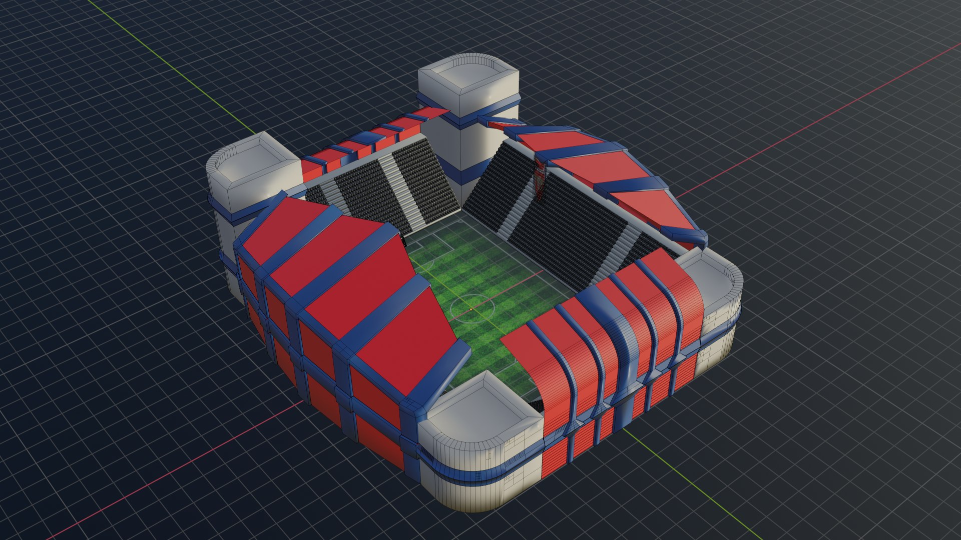 3D Model Football Stadium - Arsenal - TurboSquid 1882265