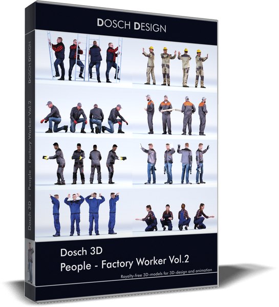 3D lo-poly people vol 1 model - TurboSquid 1156224